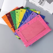 WORGEOUS 8pcs Binder Pockets for 3 Ring Binder A4 File Folders with ...