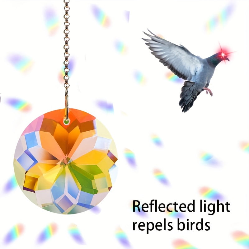 5pcs Bird Repellent Crystal Reflector – Reflective Material Bird ...