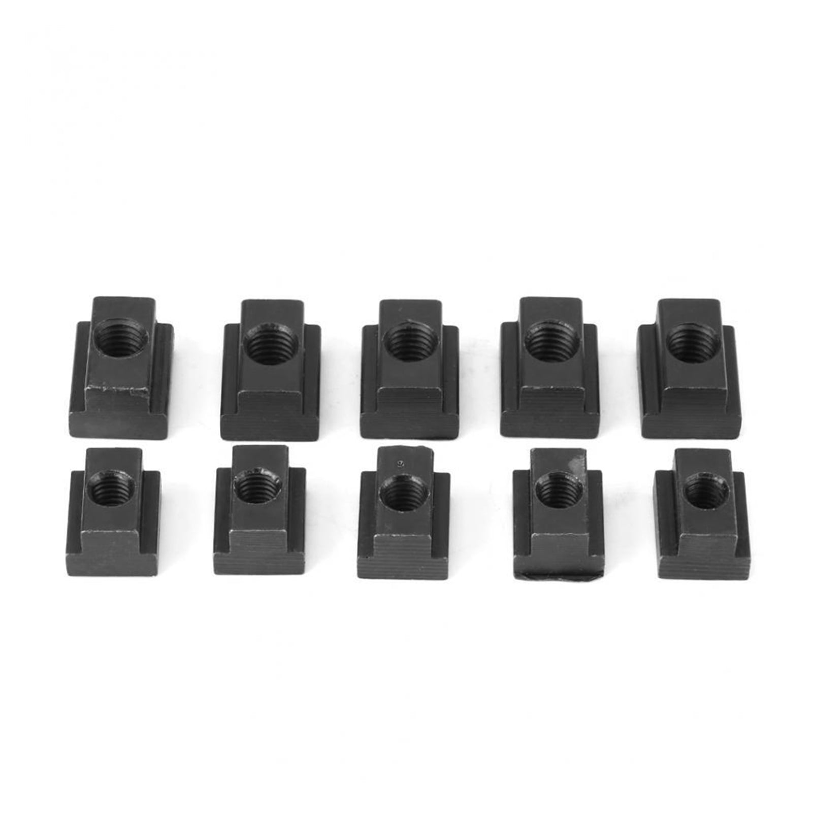 5pcs Black Oxide Finish T Slot Nuts M8 M10 Threads Fit Into T-slots In ...