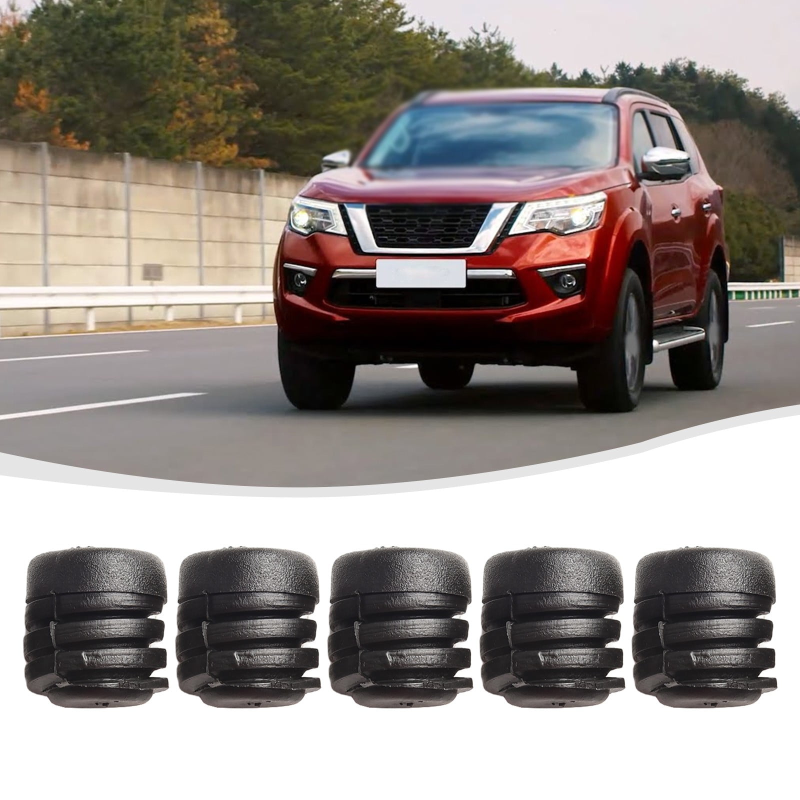 5pcs Black Rubber Car Bonnet Rubber Buffer Hood Washer Bumper Parts for ...