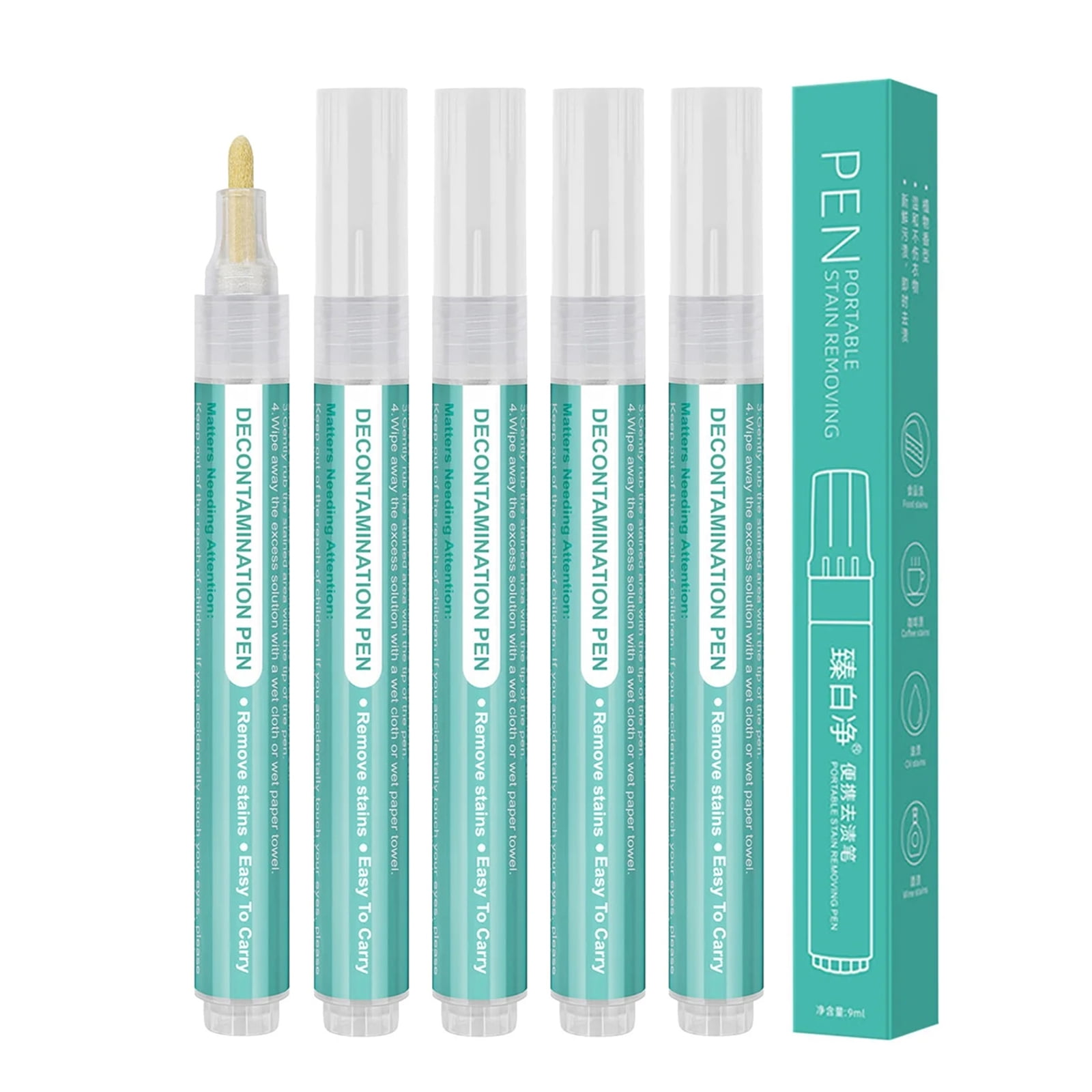 2pcs Bleach Stick For Clothes, Spot Cleaner Laundry, Bleach Pens Stain ...