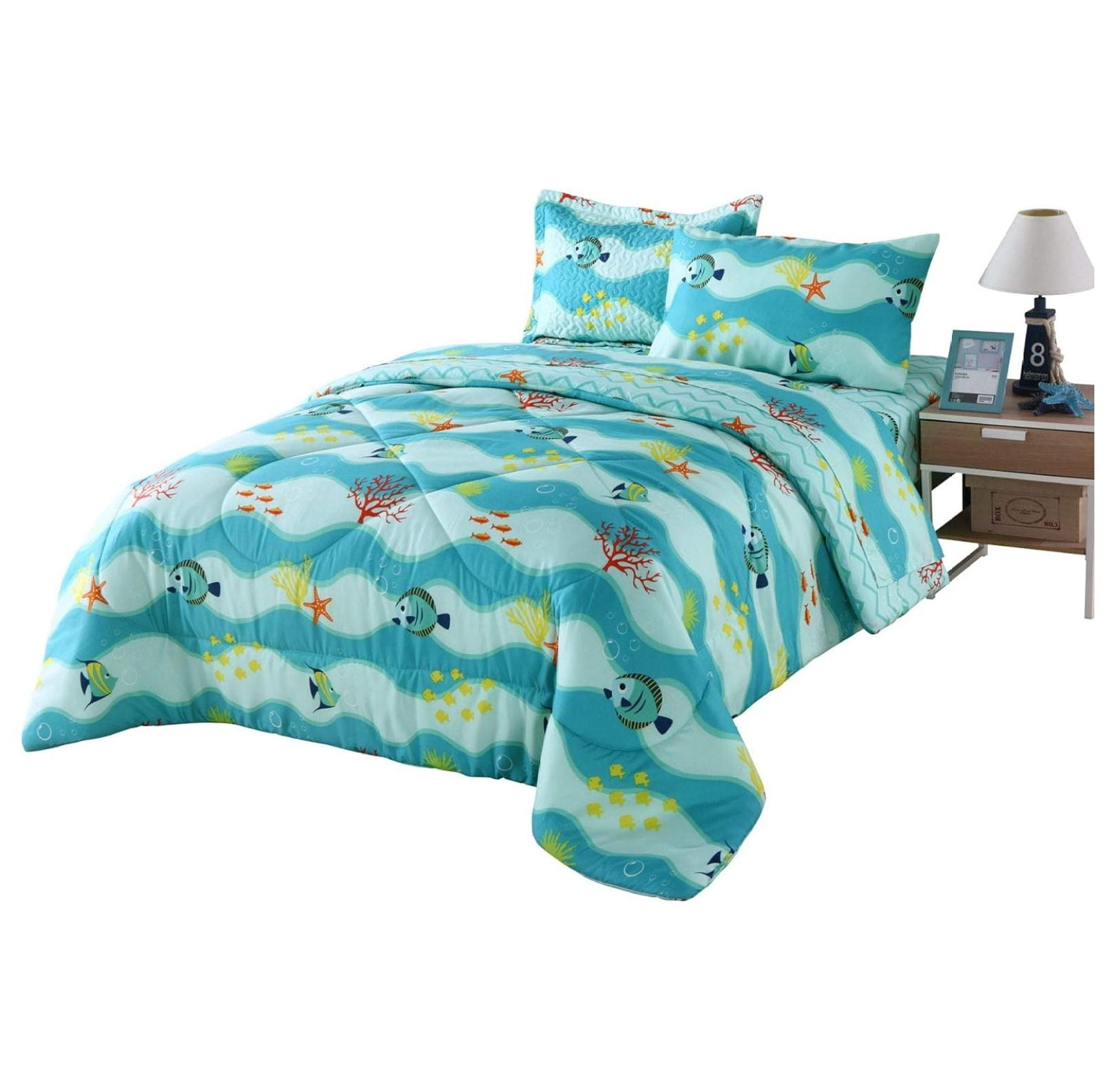 5pcs Boys Girls Comforter Set Kids Comforter Set Bedding Set Include ...