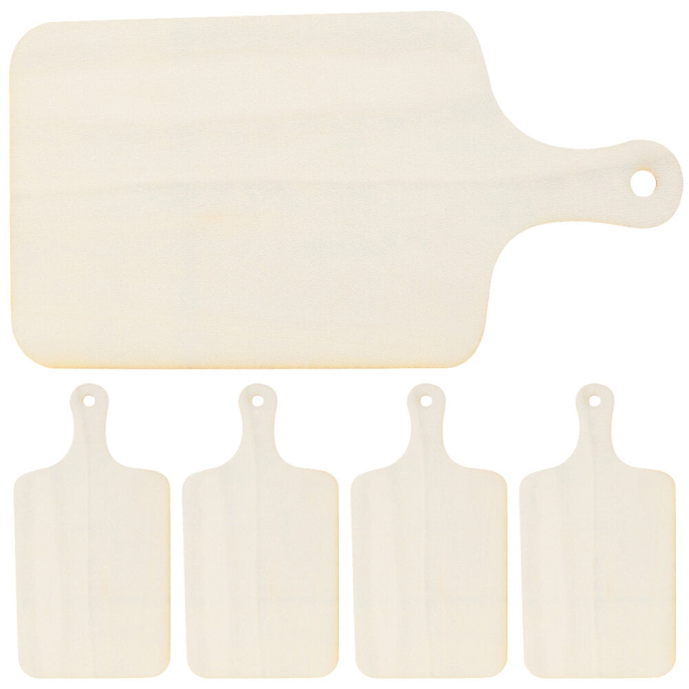 5pcs Wooden Mini Cutting Board, Small Kitchen Breadboard with Handle ...