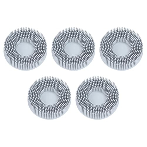 5pcs Bristle Disc 3" 120 Grit Abrasive Brush Deburring Electric Disc ...