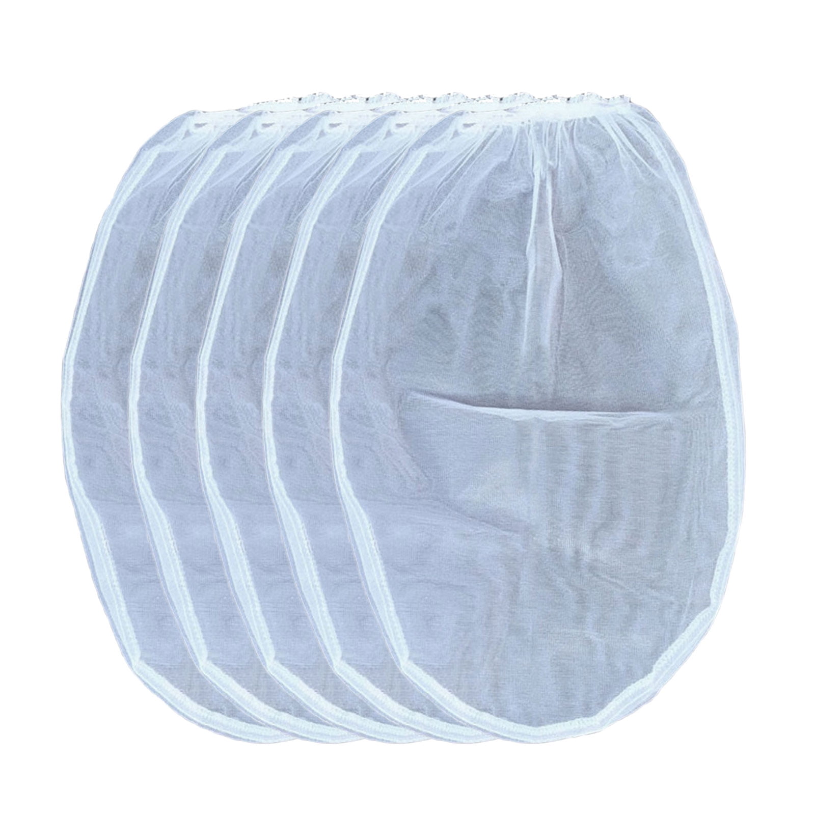 5pcs Bucket Strainer Bags Fine meshing Bags Elastic Drawstring Top ...