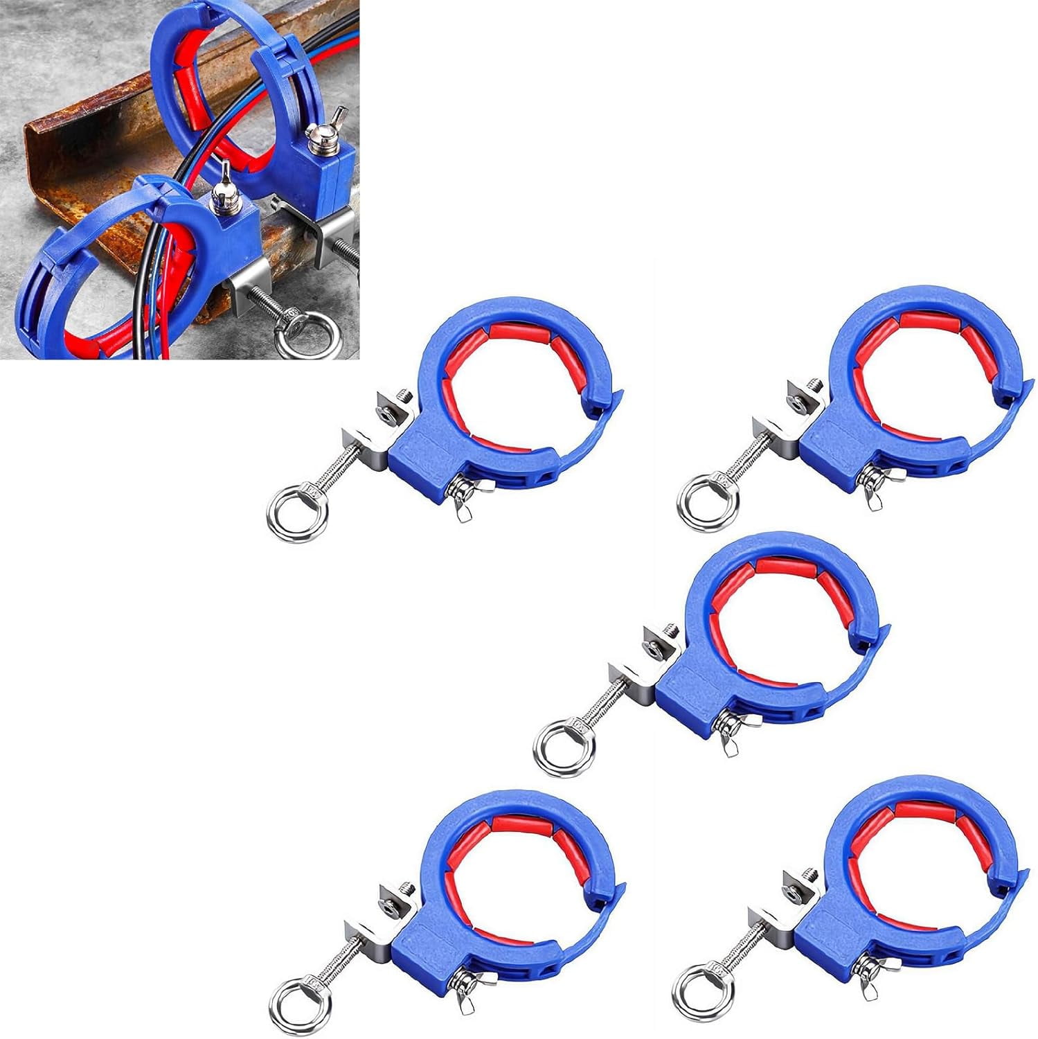 5pcs Cable Tray Roller Wire Pulling Tool, Universal Wire Lead Threading ...