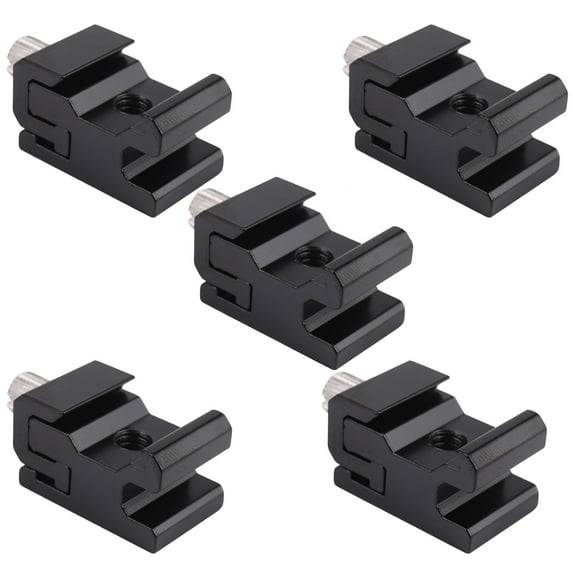 5pcs Camera Metal Cold Shoe Hot Shoe Flash Bracket Mount Adapter With 1 ...