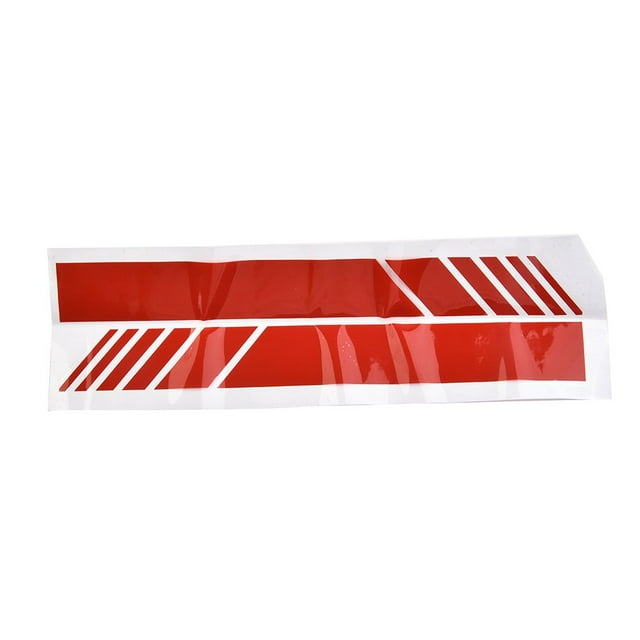 5pcs Car Side Body Door Racing Stripe Vinyl Hood Roof Decals Sticker ...