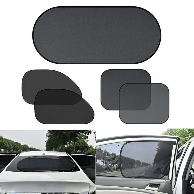 5pcs Car Sunshade Covers Universal Windscreen Folding Visor Reflector ...