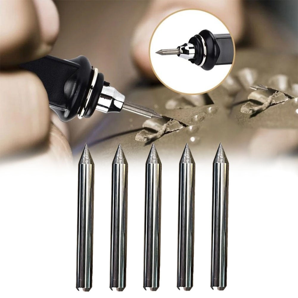 5pcs Carbide Engraving Bit Set Engraver Bits Metal Jade Glass Plastic ...