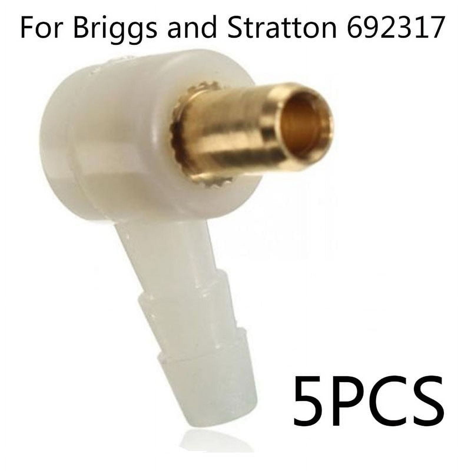 5pcs Carburetor Fuel Hose Connector for Briggs Stratton 692317 Plastic ...