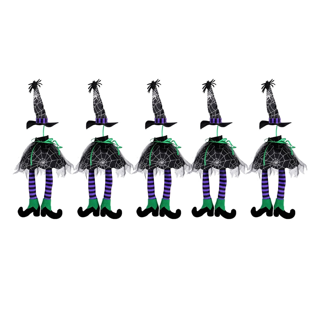 5pcs Charm Witch Hat Wine Bottle Dress Up Bottle Cover, Long Legs ...