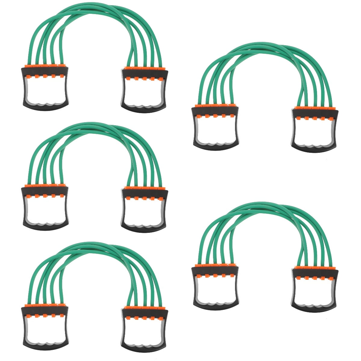 5pcs Chest Workout Exerciser Chest Exercise Handle Rope Chest Expander ...