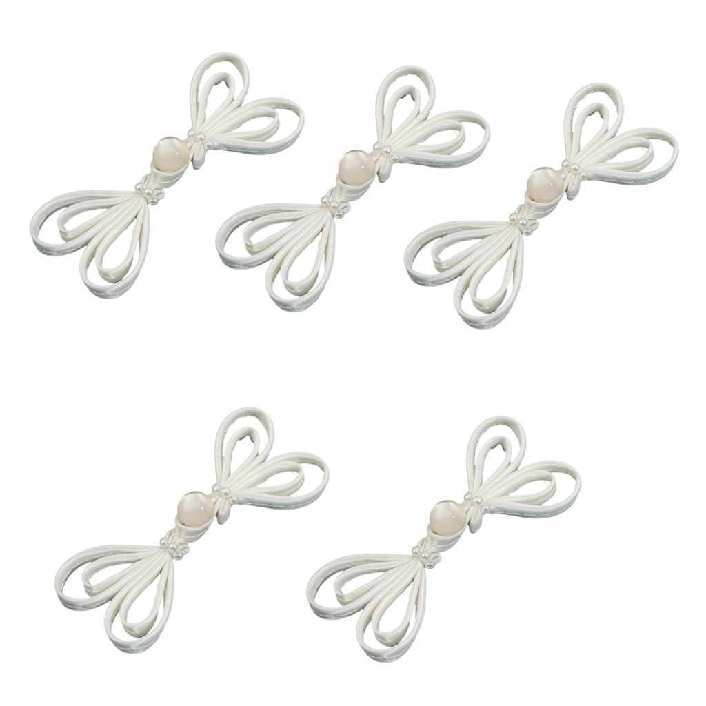 5pcs Chinese Frog Buttons Cheongsam Sewing Fasteners Beads Cheongsam ...