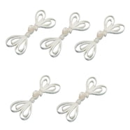 5 Pairs/Pack Chinese Knots Frog Buttons Closure Sewing Buttons Fastener ...