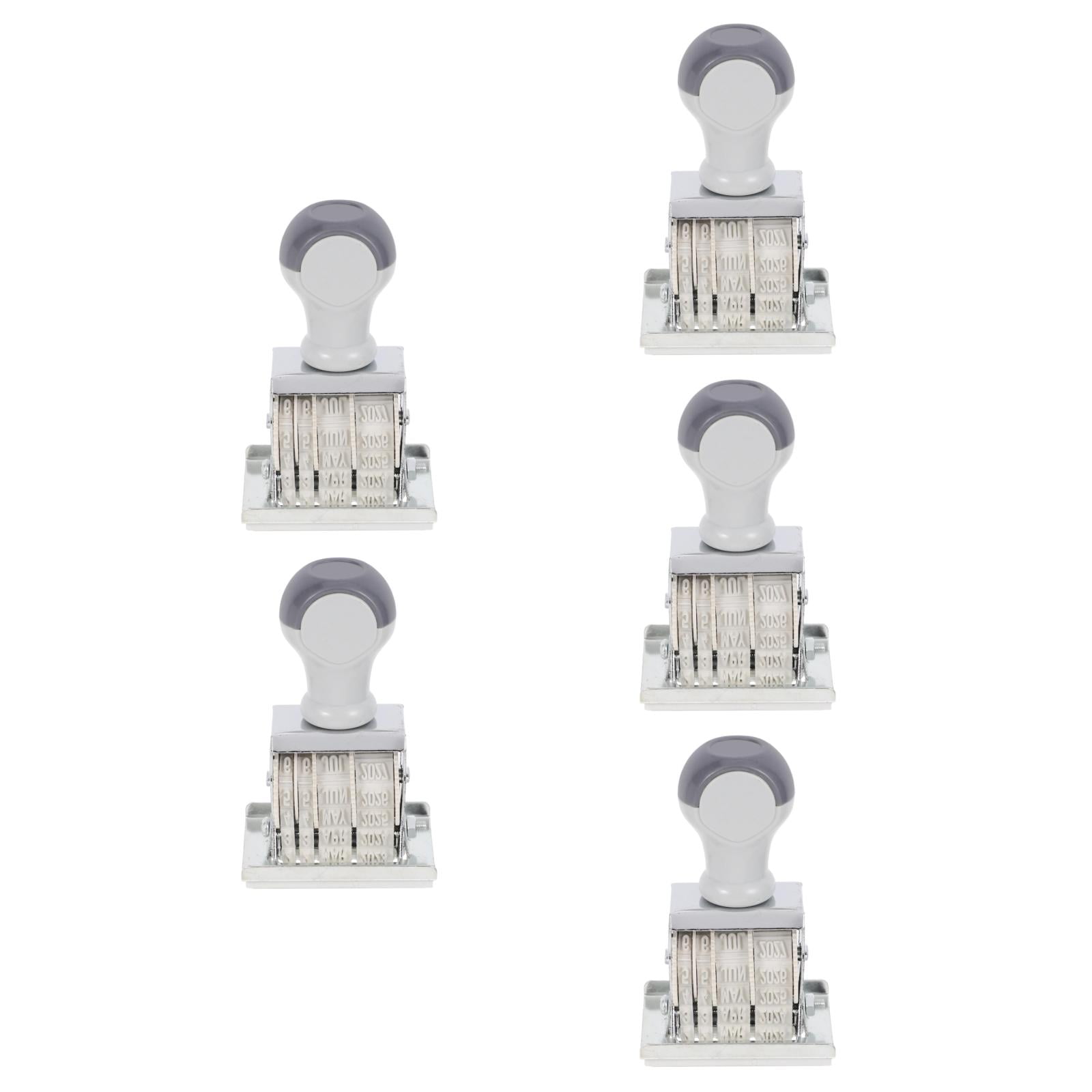 5pcs Clear Date Printing 2022-2033 Adjustable Date Rolling Stamp Handle ...