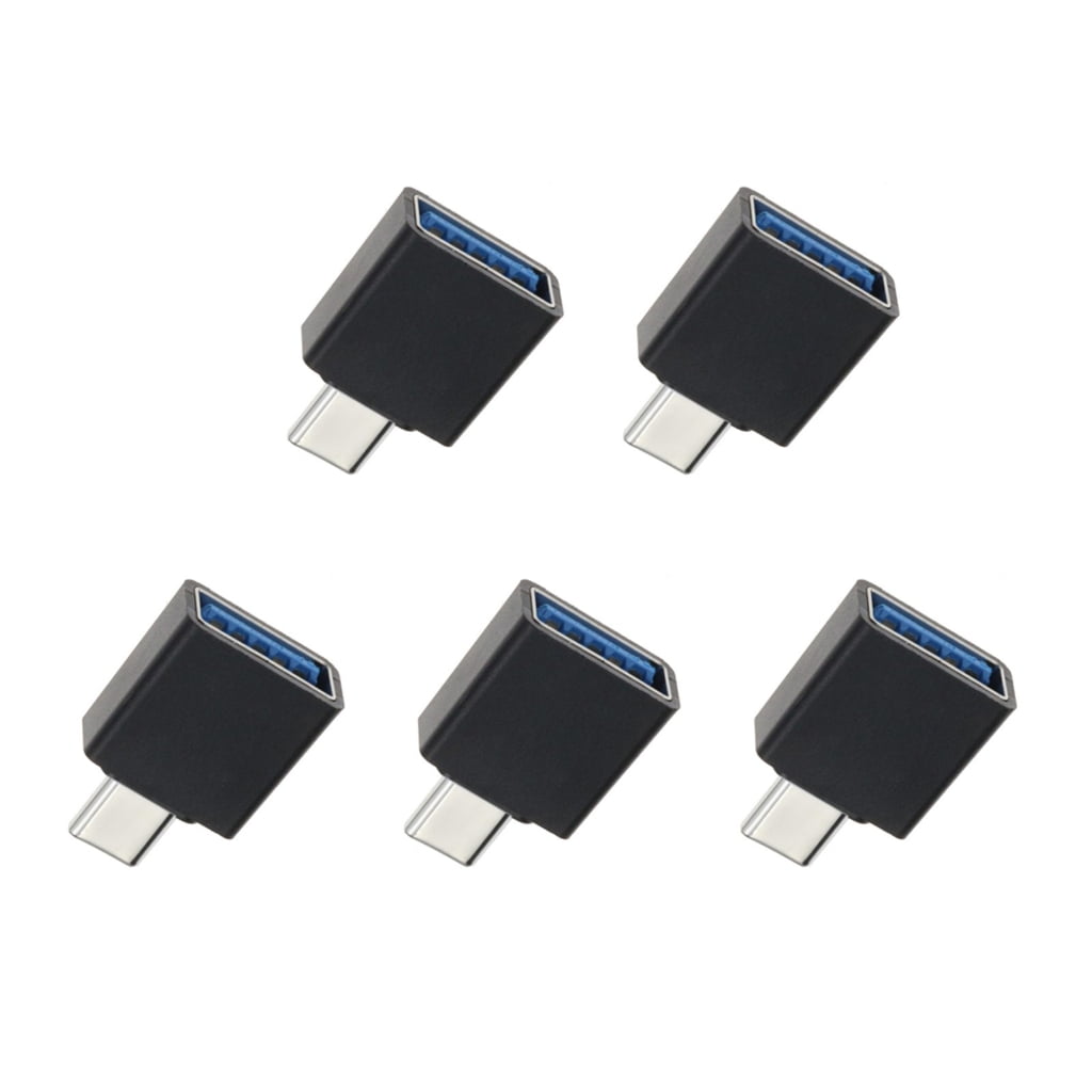 5pcs Compactly USB To Type C Adapters Type C Converters Supports Fast ...