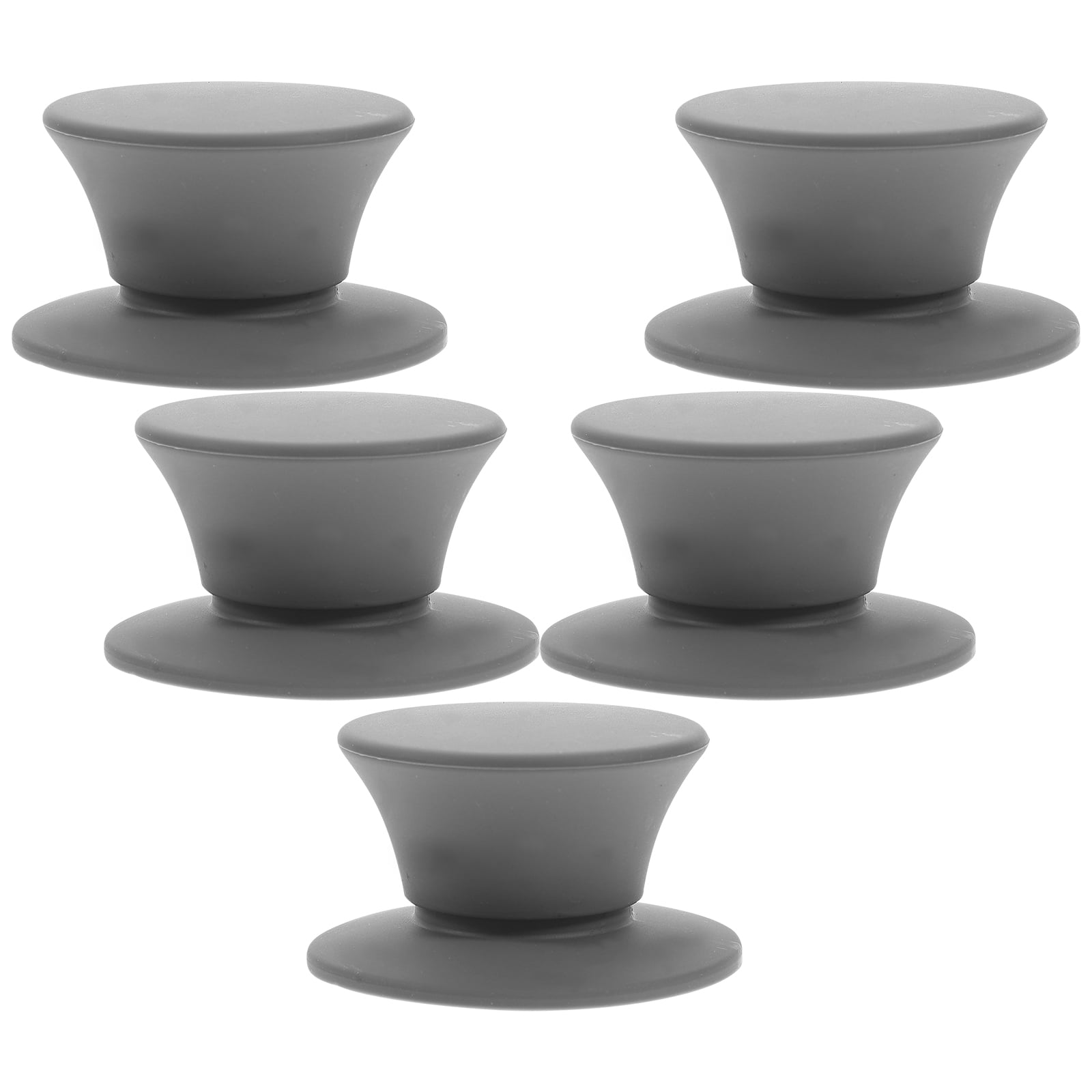 5pcs Cookware Lid Knob Pan Lid Handle Knob Silicone Universal Pot Lid ...