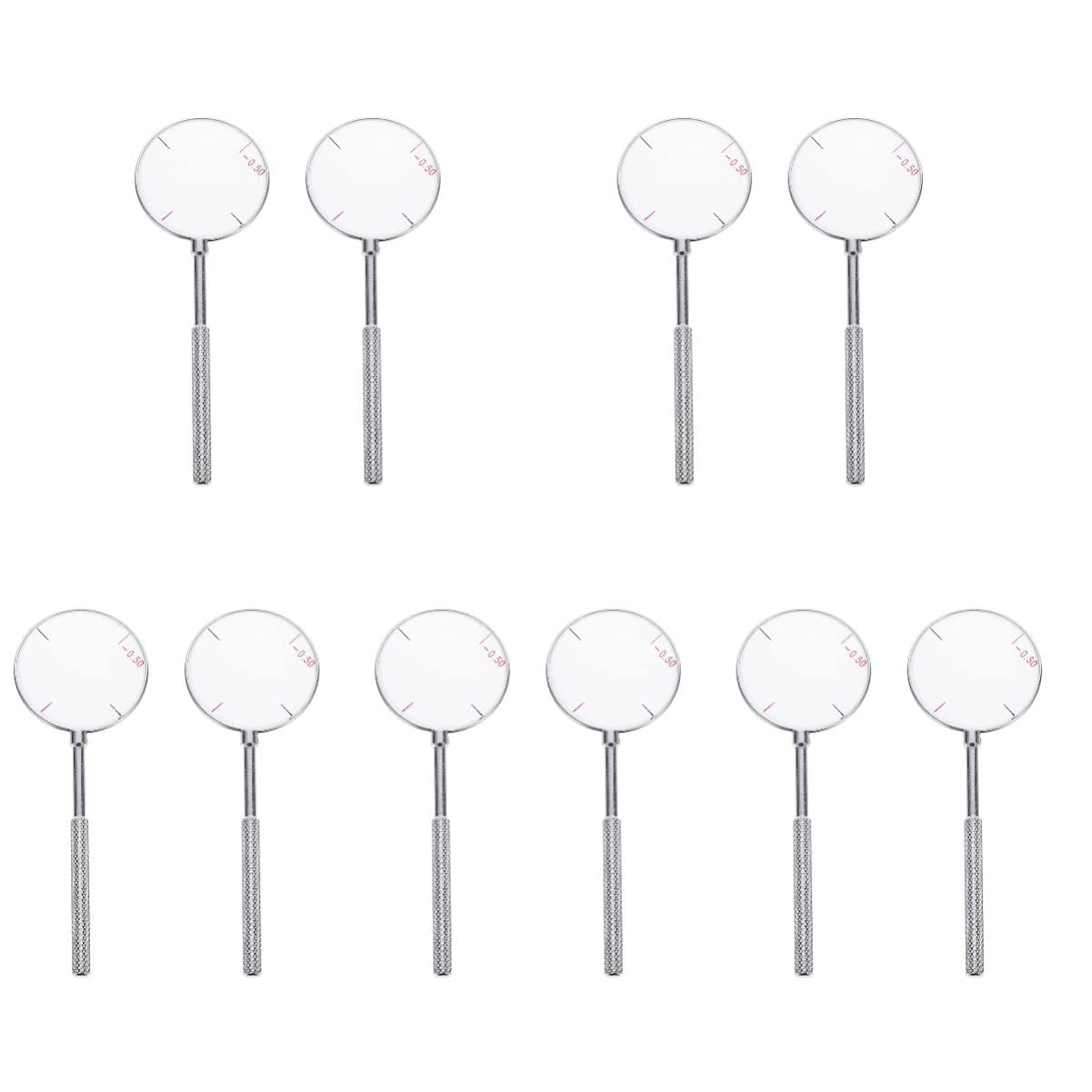 5pcs Cross Cylinder Lens Optical Lens Professional Cylinder Lens Multi ...