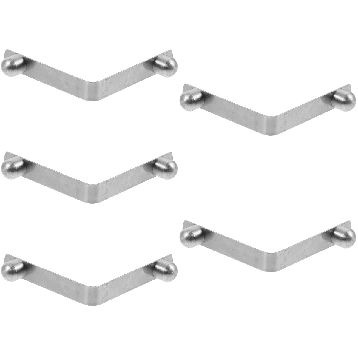 5pcs Crutch Shrapnel Buckle V Shape Snap Clip Crutch Spring Shrapnel ...