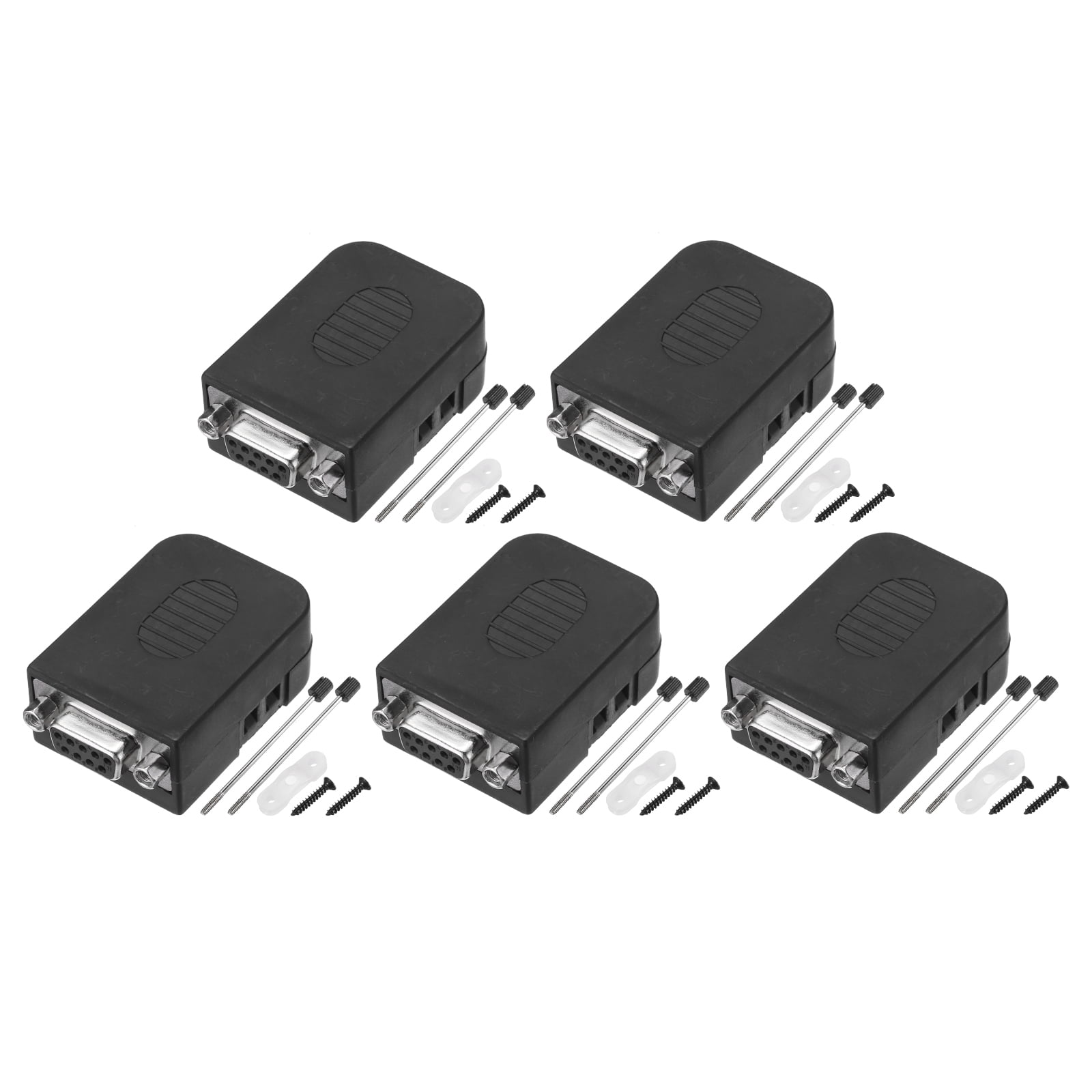 5pcs D-sub DB9 Breakout Board Connector 9-pin Female RS232 Serial ...