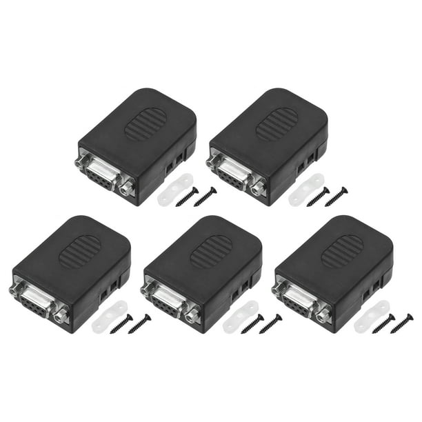 5pcs D-sub DB9 Breakout Board Connector 9-pin Female RS232 Serial Adapter Solderless Terminal ...