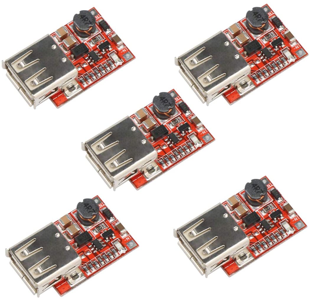 5pcs DC-DC Buck Step Down Module 6-20V 12V/20V to 5V 3A USB Charger ...