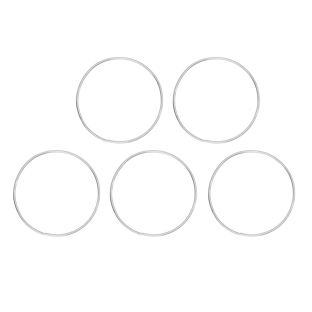 5pcs DIY Electroplating Iron Ring Dreamcatcher Round Iron Ring Sturdy ...