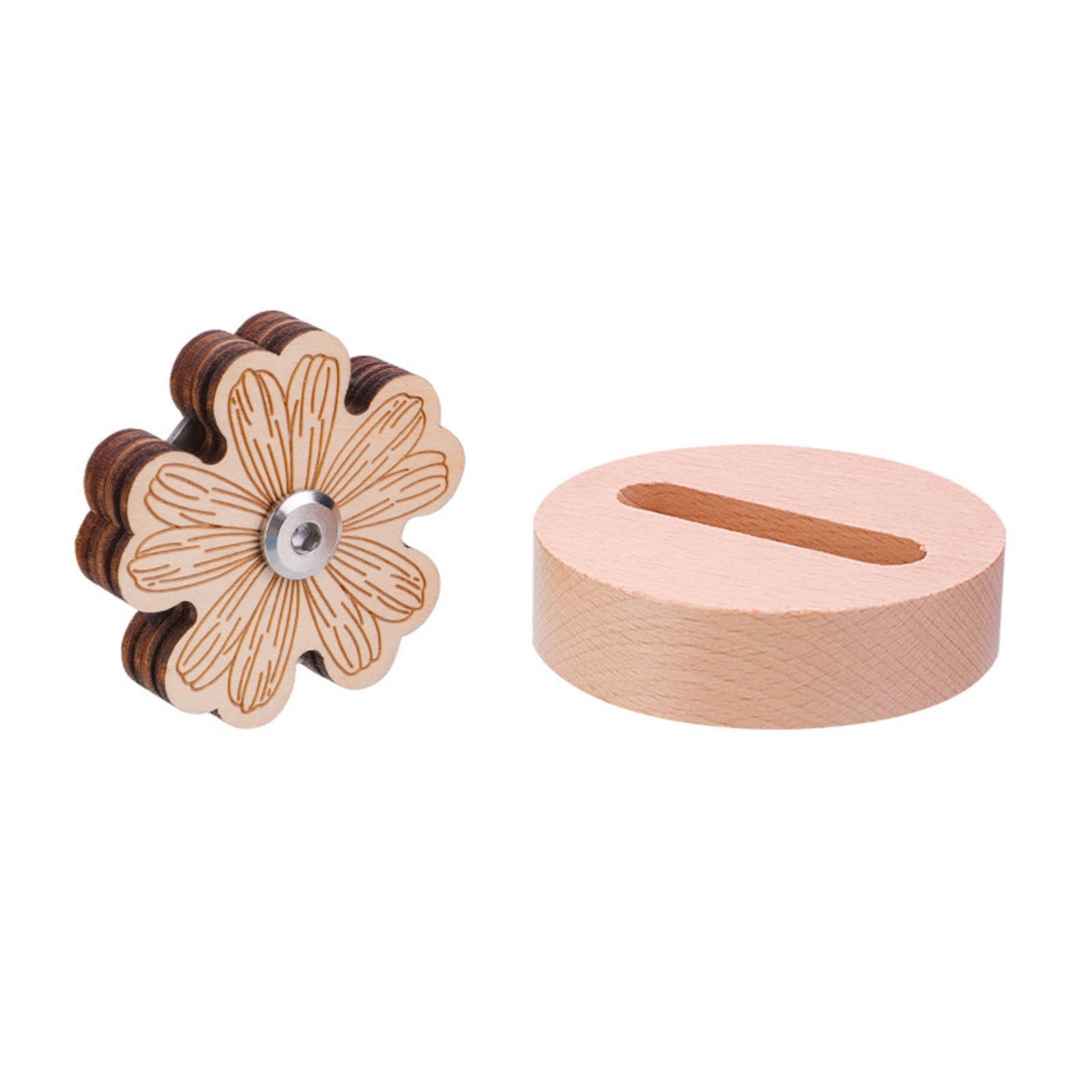 1PCS Daisy Thread Snip Cutters - Wooden Rotary Yarn Cutter with Anti ...