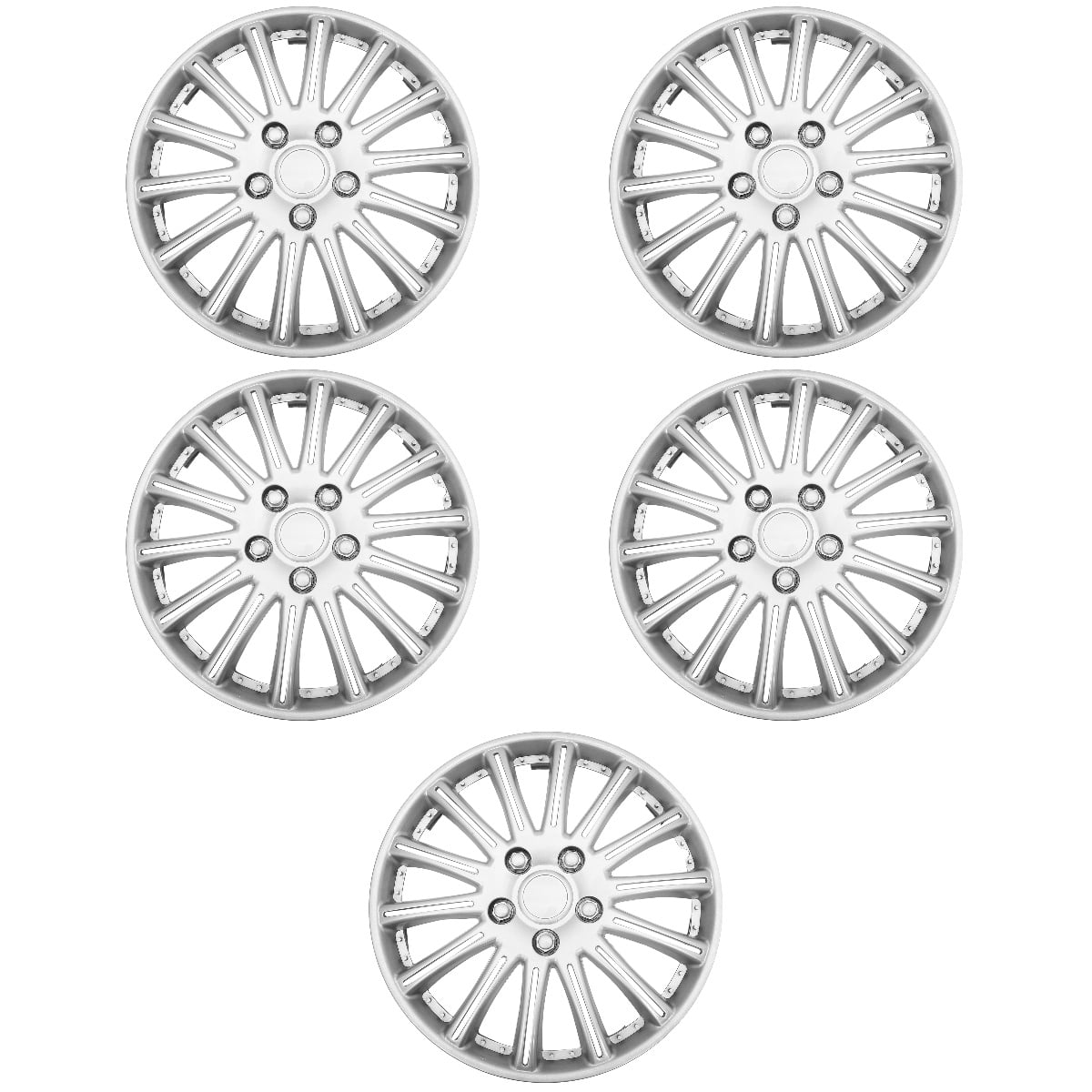 5pcs Decorative Wheel Hub Cap Vehicle Hubcap 14 Inch Wheel Hub Cover ...