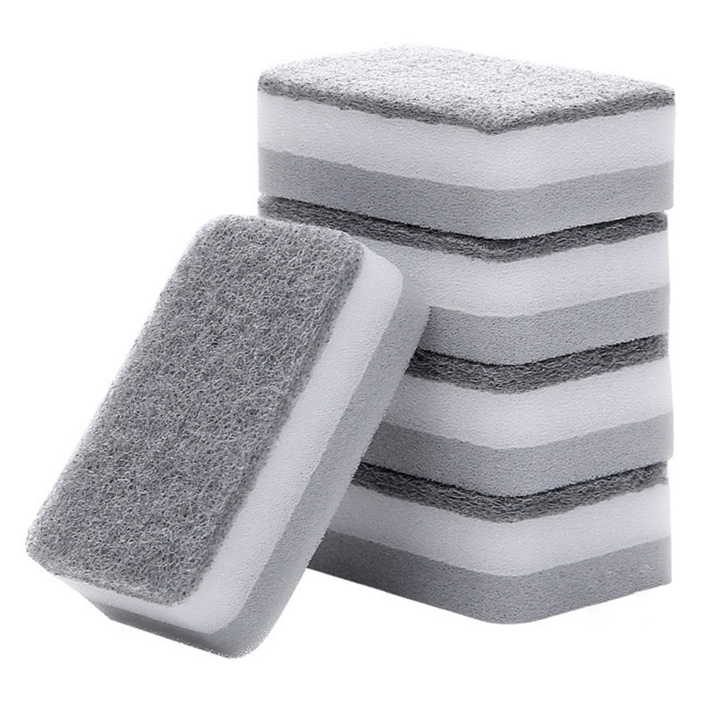 5pcs Dish Cleaning Sponges Double-side Kitchen Cleaning Brushes ...