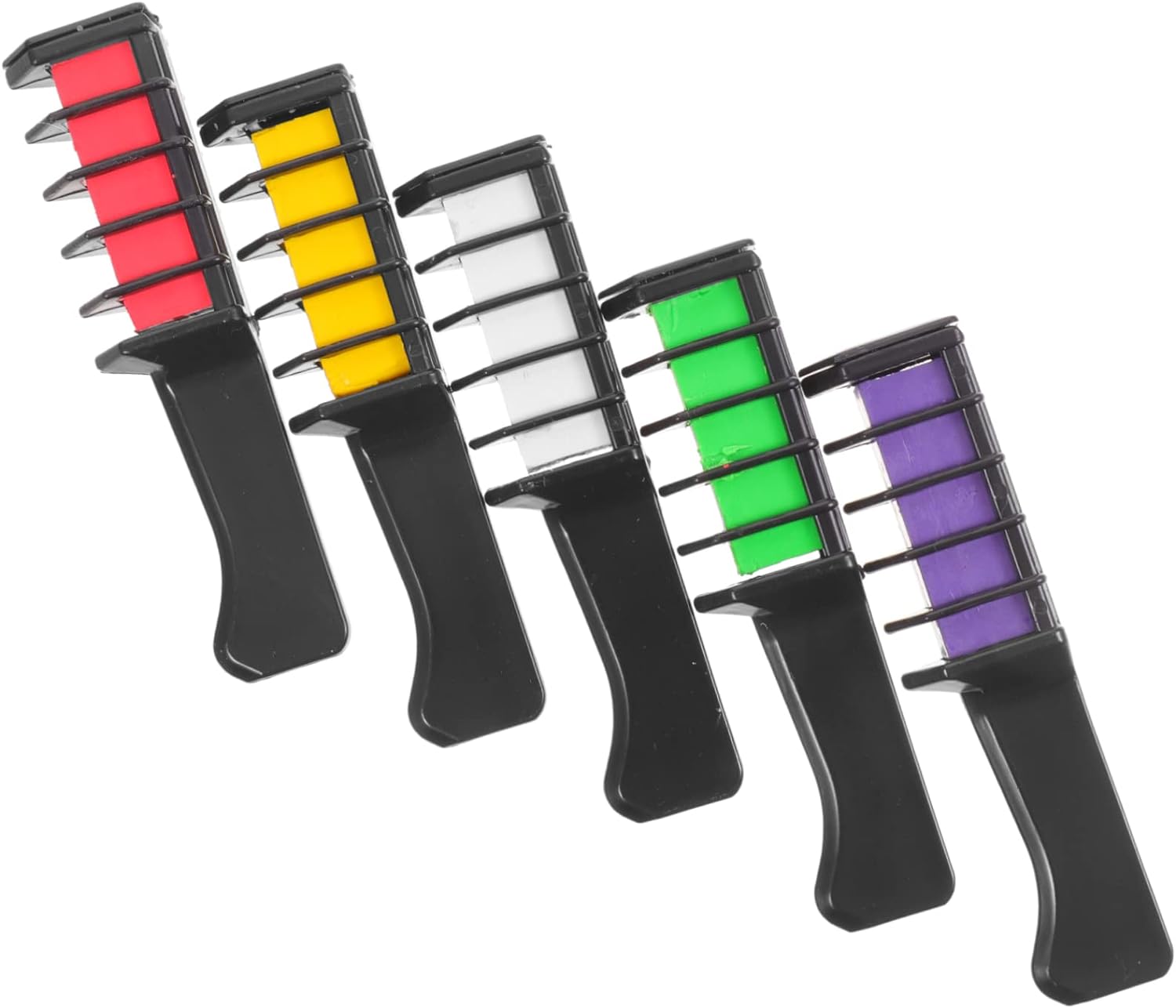 5pcs Disposable Hair Dye Comb Washable Hair Dye Hair Dye for Hair Chalk ...