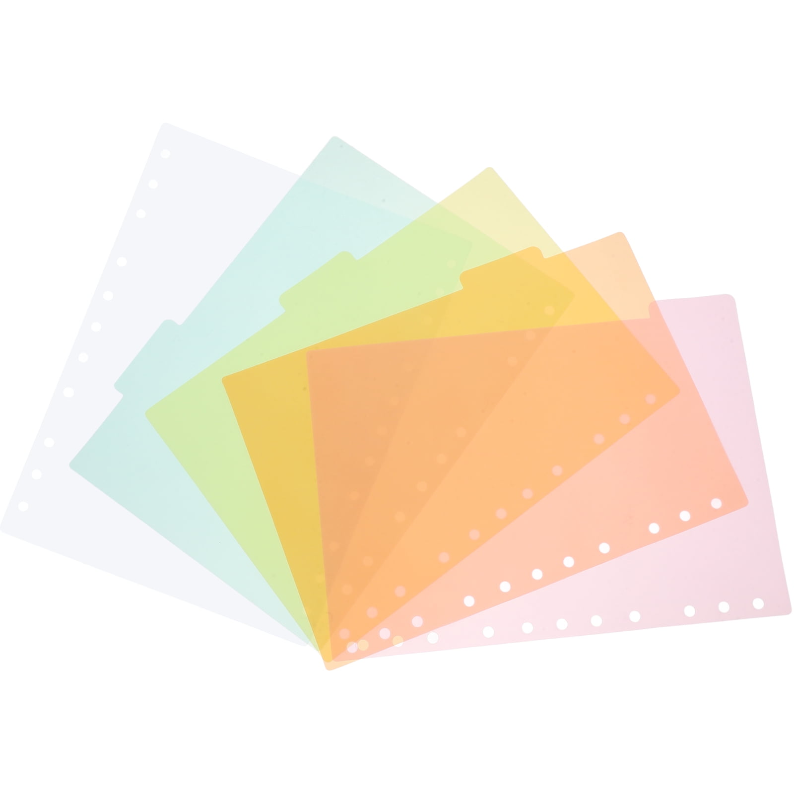 5pcs Divider Binder Divider Paper Index Divider Loose-leaf Page Marker ...