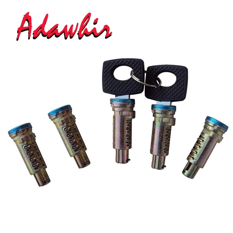 5pcs Door Lock Barrel with 2 Keys for MERCEDES BENZ VITO SPRINTER VW LT ...