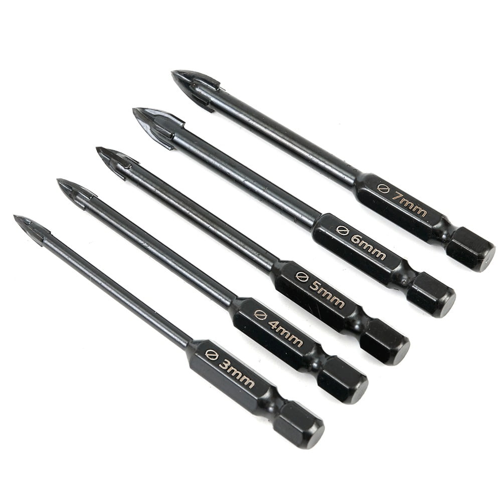 5pcs Efficient Universal Drilling Tools Multipurpose Cross Head Drill ...