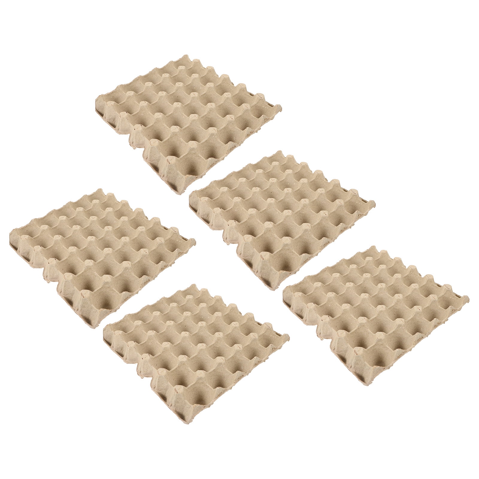5pcs Egg Flats Paper Pulp Egg Carton Empty Egg Tray 30-Count Reusable ...