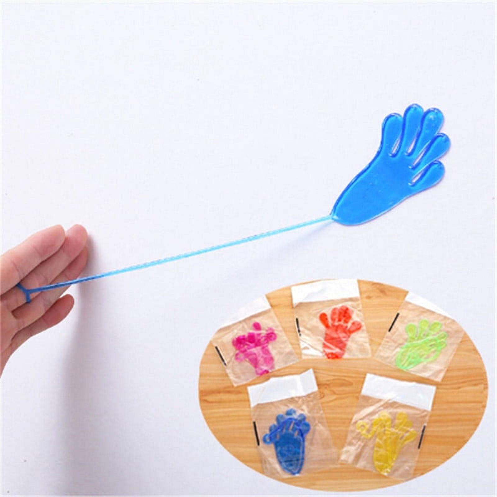 5pcs Elastic Sticky Squeeze Slap Hands Palm Toy Children Kid Party ...