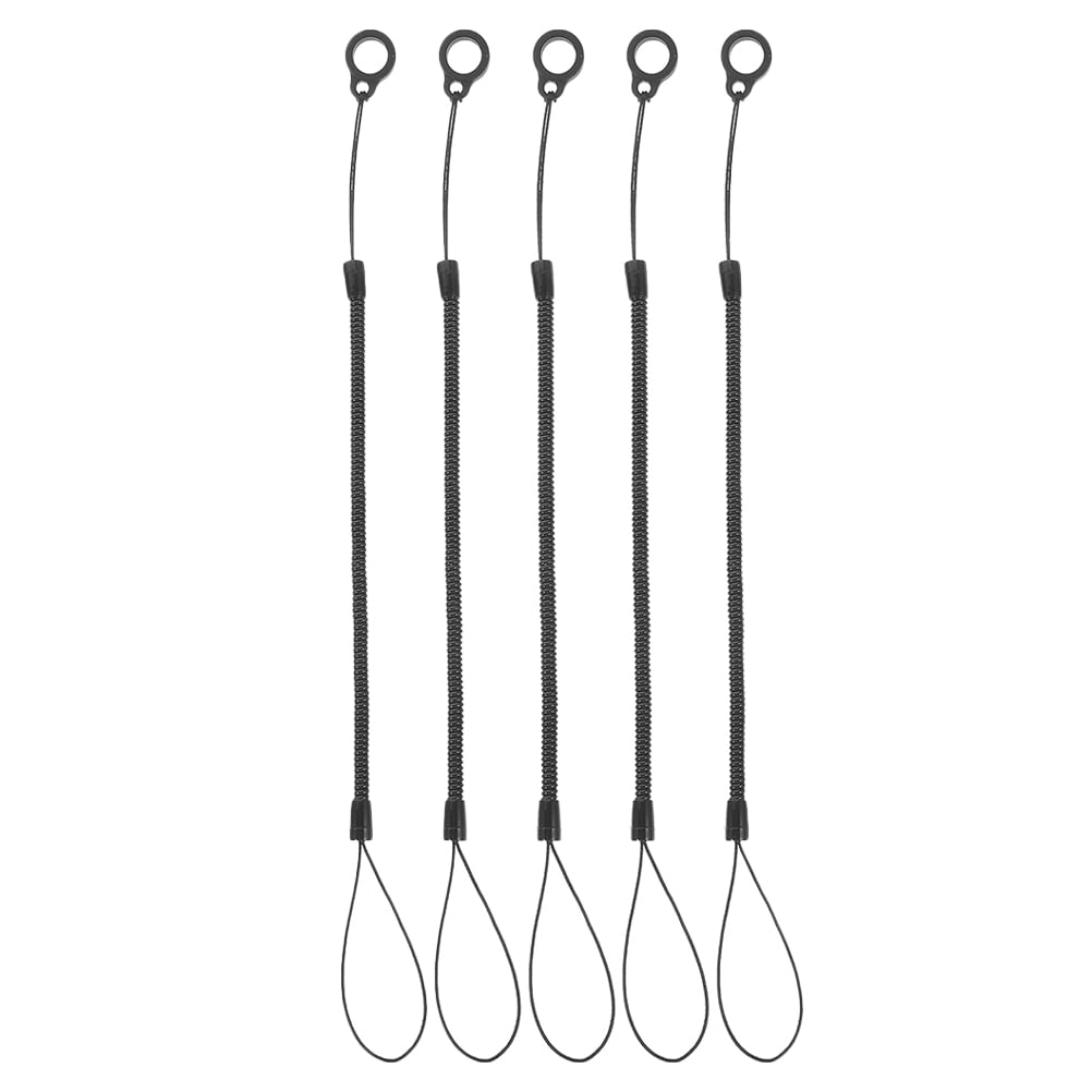 5pcs Elastic Tether Lanyards Stylus Pens Retractable Coil Strap Pen ...