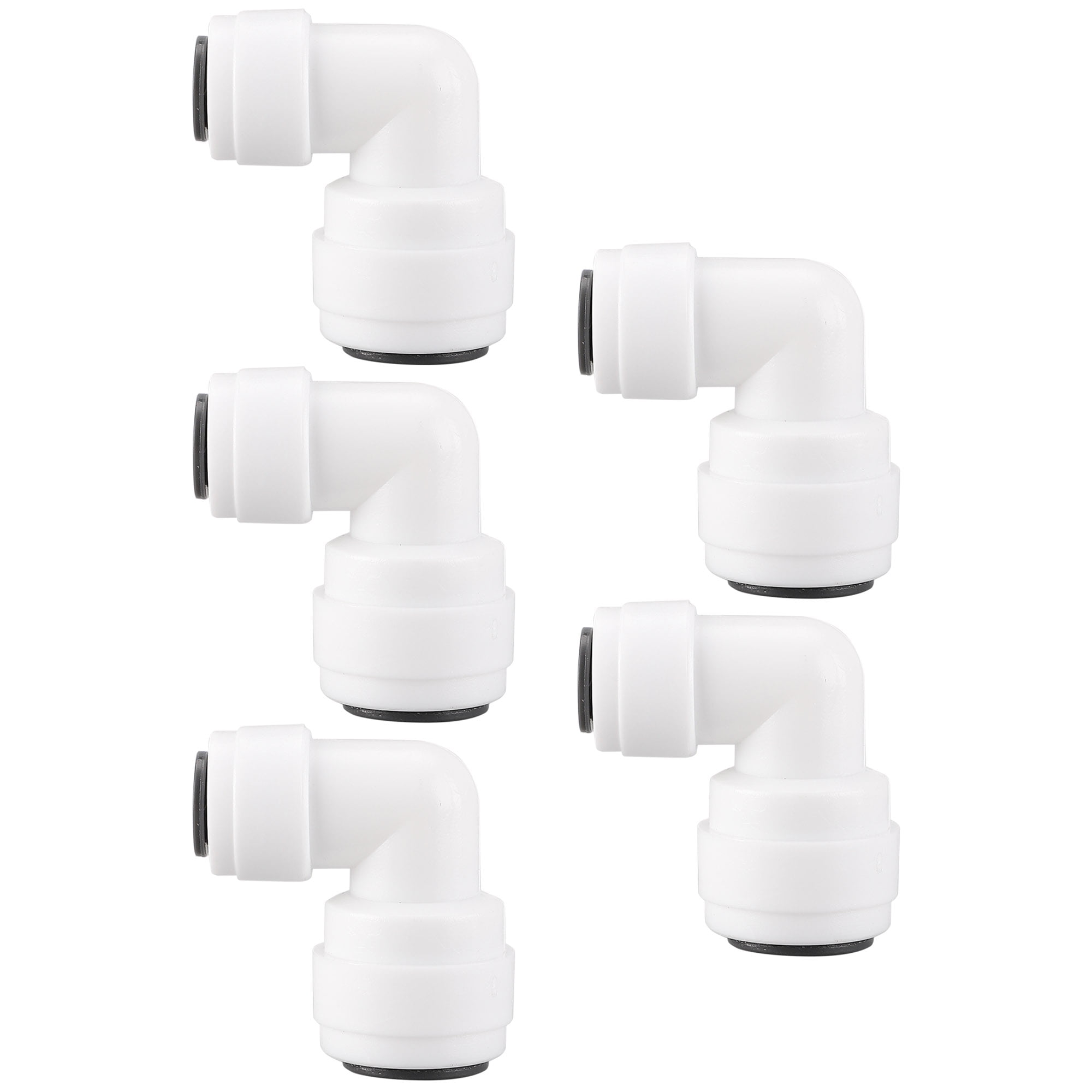 5pcs Elbow 1/4 Inch Tube OD to 3/8 Inch Quick Water Purifier Tube ...