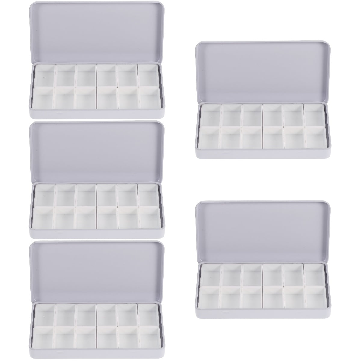 5pcs Empty Watercolor Tin Watercolor Watercolor Tin Box Metal Case with ...