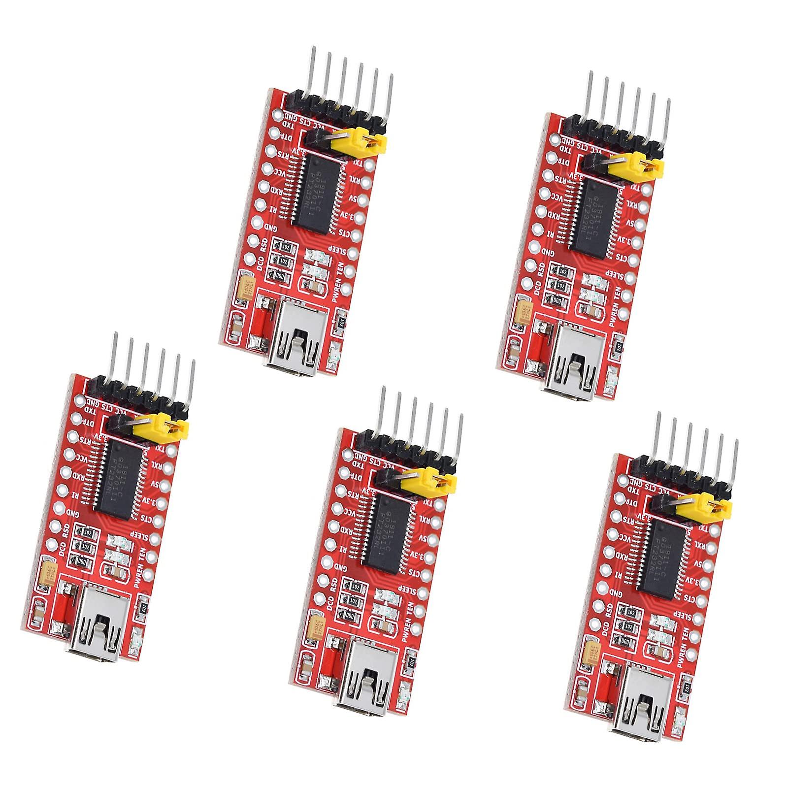 5pcs FT232RL FTDI USB to TTL Serial Adapter Module Mini Port Adapter 3 ...