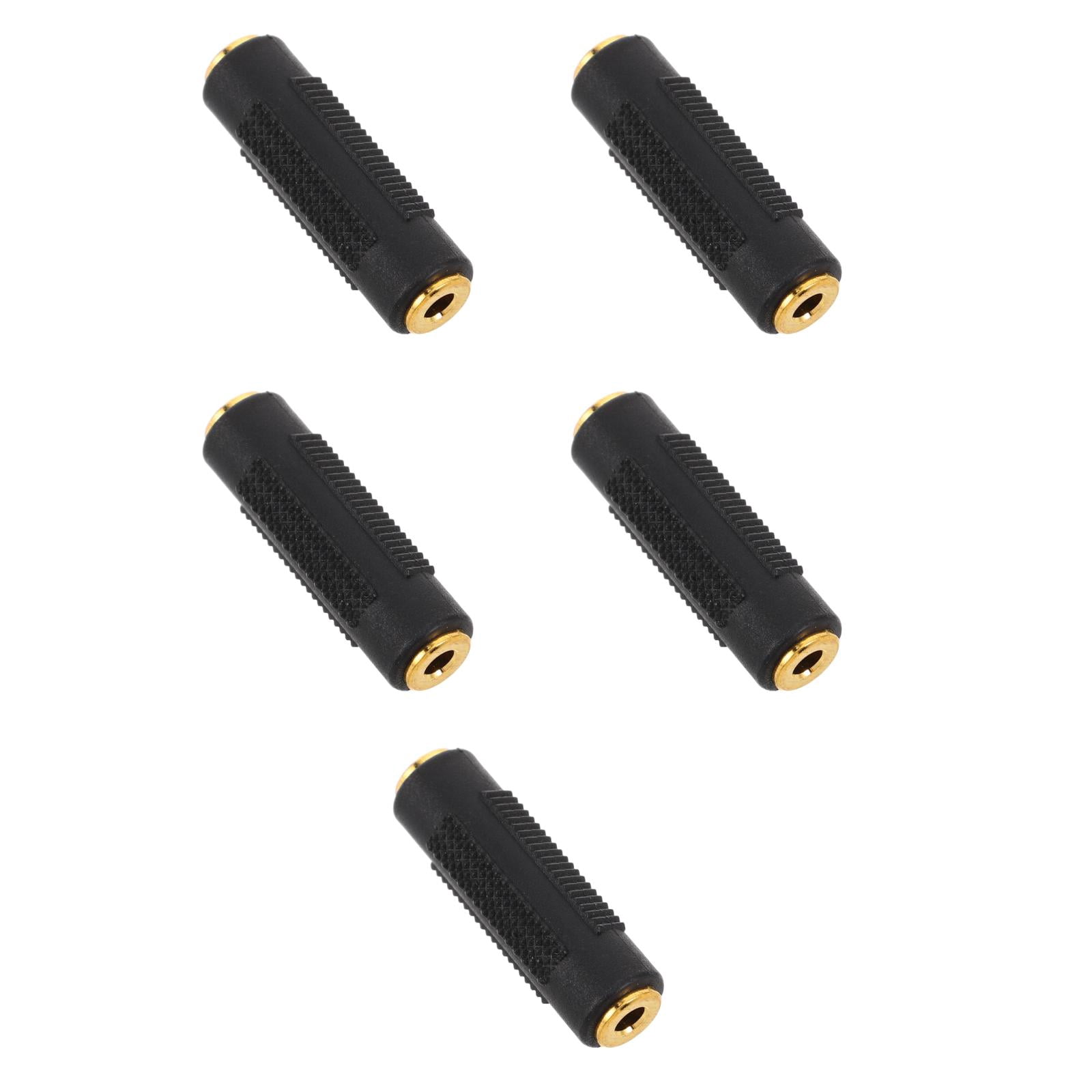 5pcs Female to Female Adapter Connectors 3.5mm Stereo Coupler 3.5mm ...