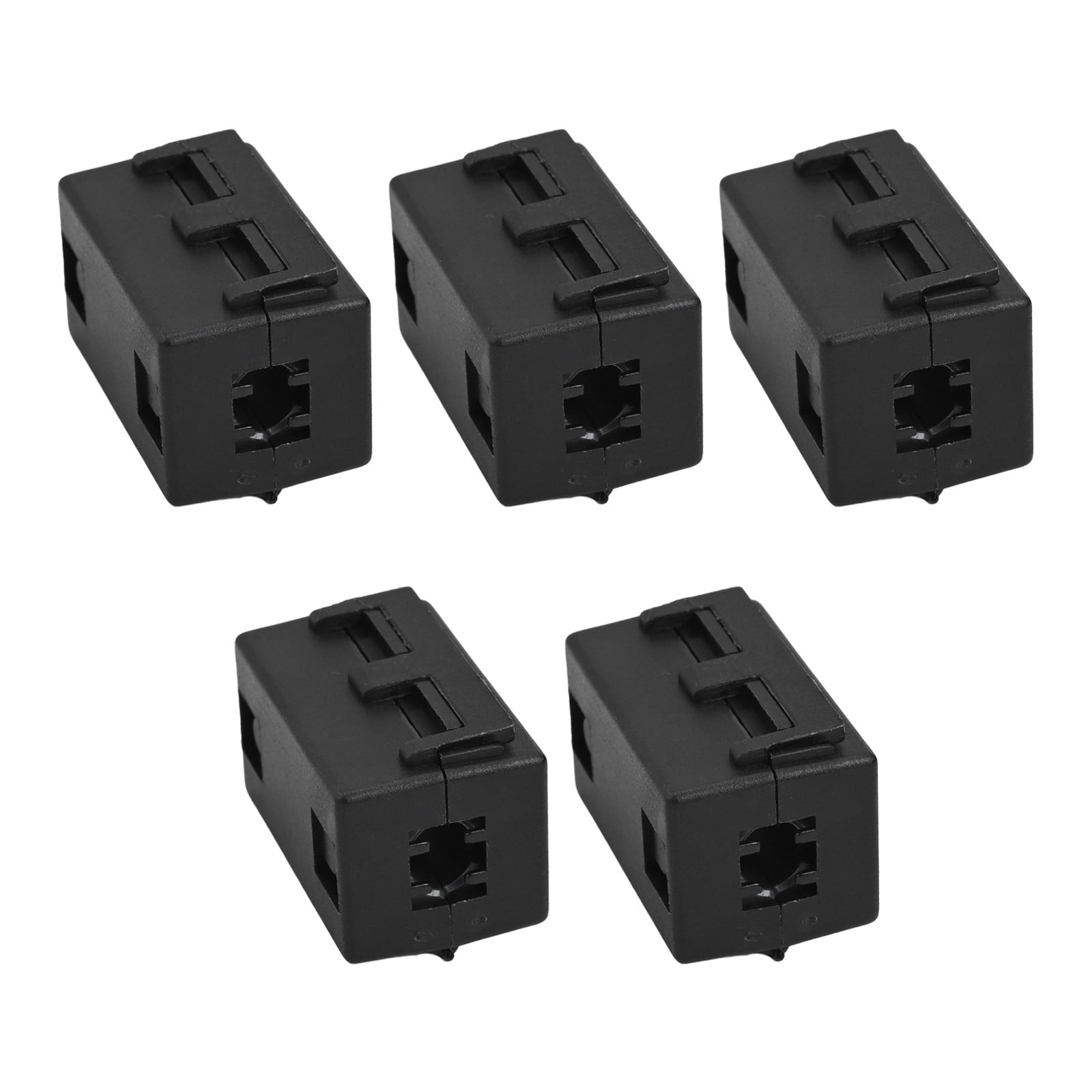 5pcs Ferrite Ring Core Black Clip-On Square Ferrite Core Noise ...