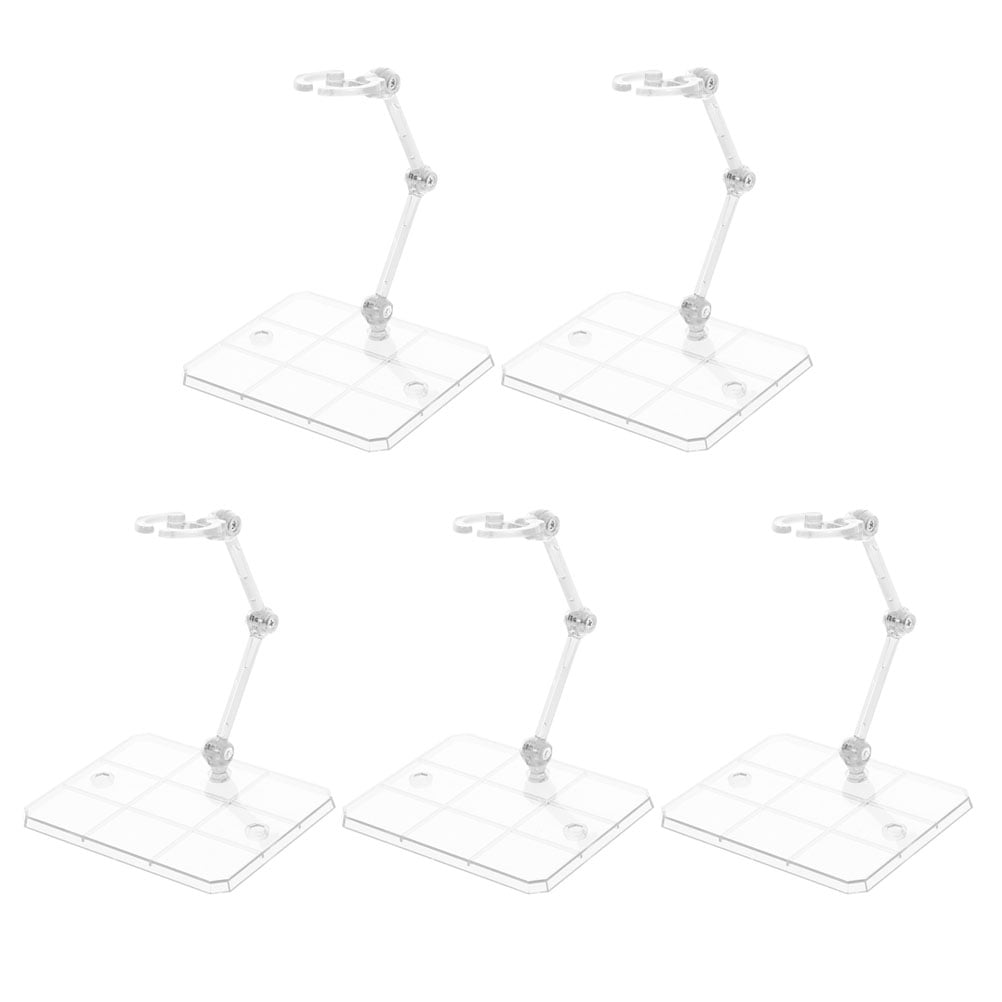 5pcs Figure Holders Desktop Adjustable Action Figure Stands Based Doll ...