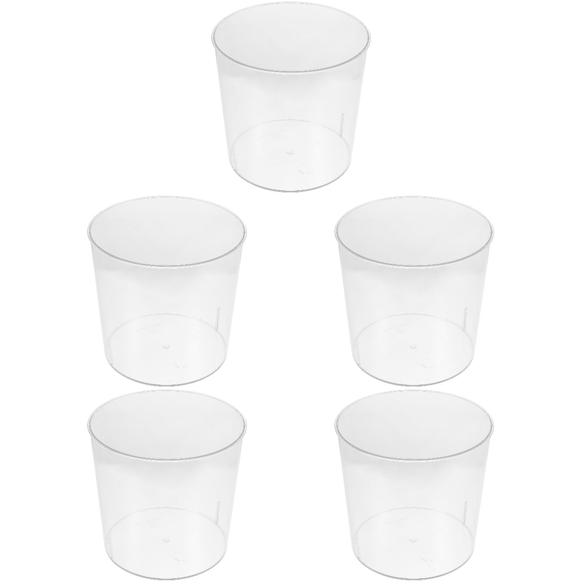 5pcs Flower Bouquet Waking Bucket Plastic Flowers Bucket Desktop Flower ...