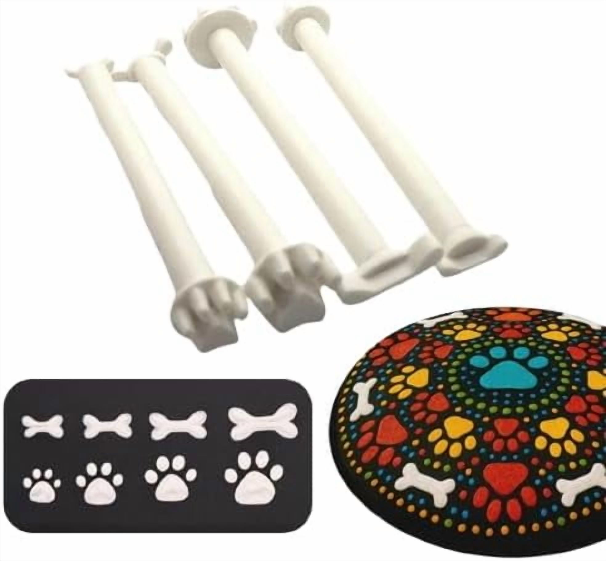 5pcs Flower Floral Dotting Tools Set, DIY Graffiti Stamping Dotting ...
