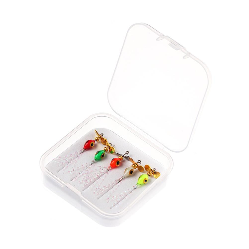 5pcs Fly Hooks Flies Insect Lures Bait Decoy Bait Sequins Fishing Lure ...