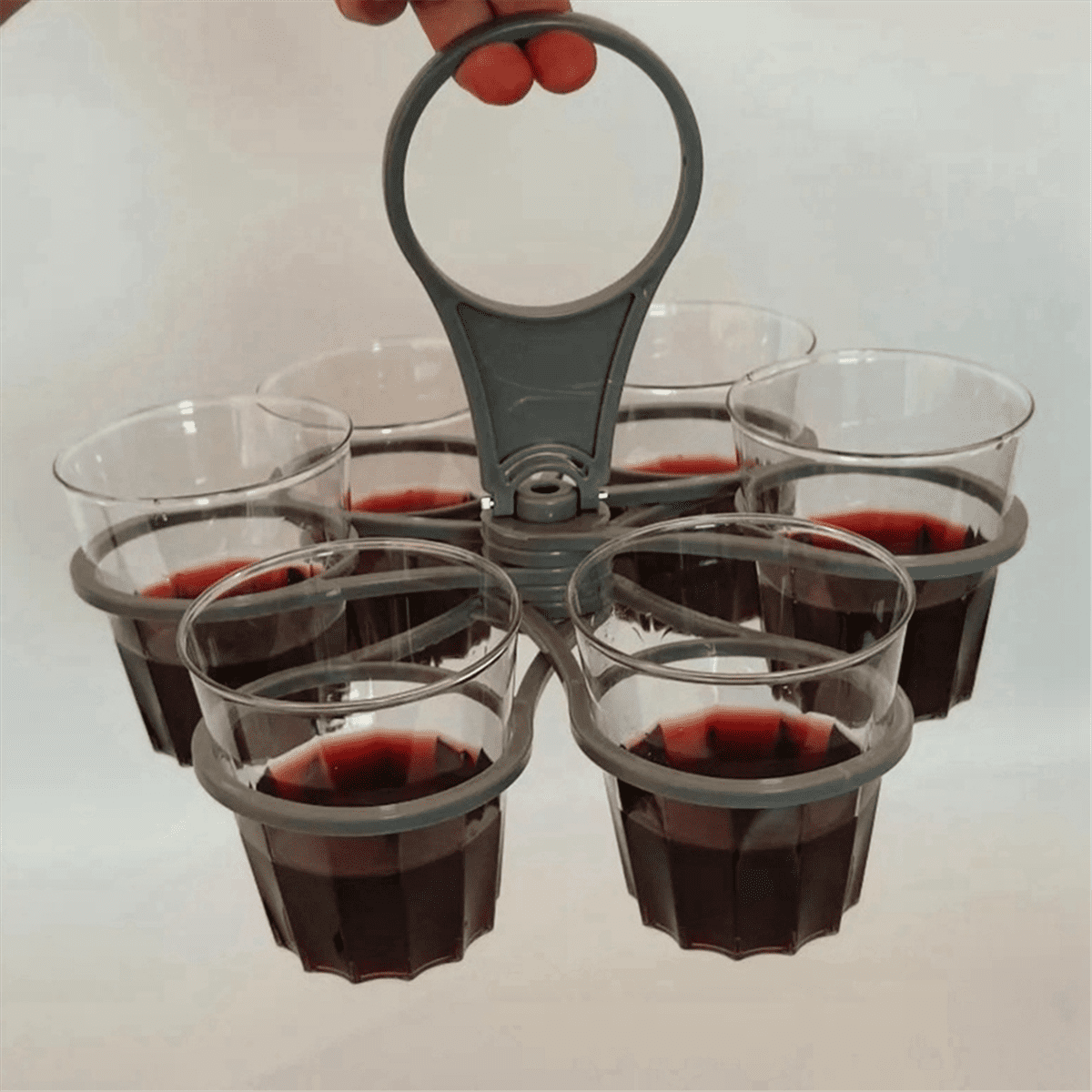 5pcs Foldable Rotating Portable Glass Coffee Cup Plastic Portable Cup ...