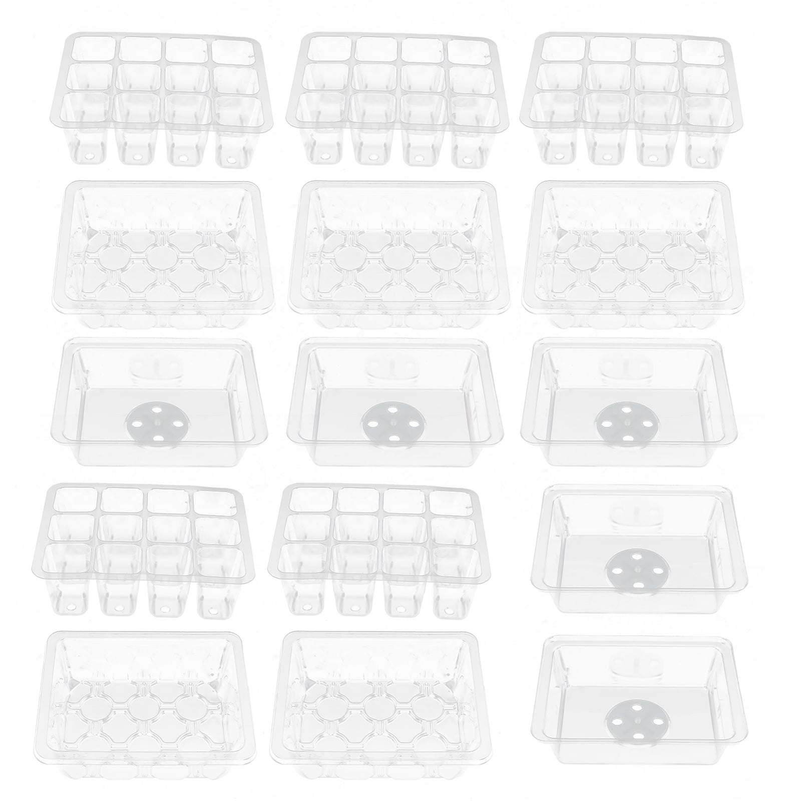 5pcs Garden Planting Tool Durable 12-hole Nursery Pot Plant Germination ...