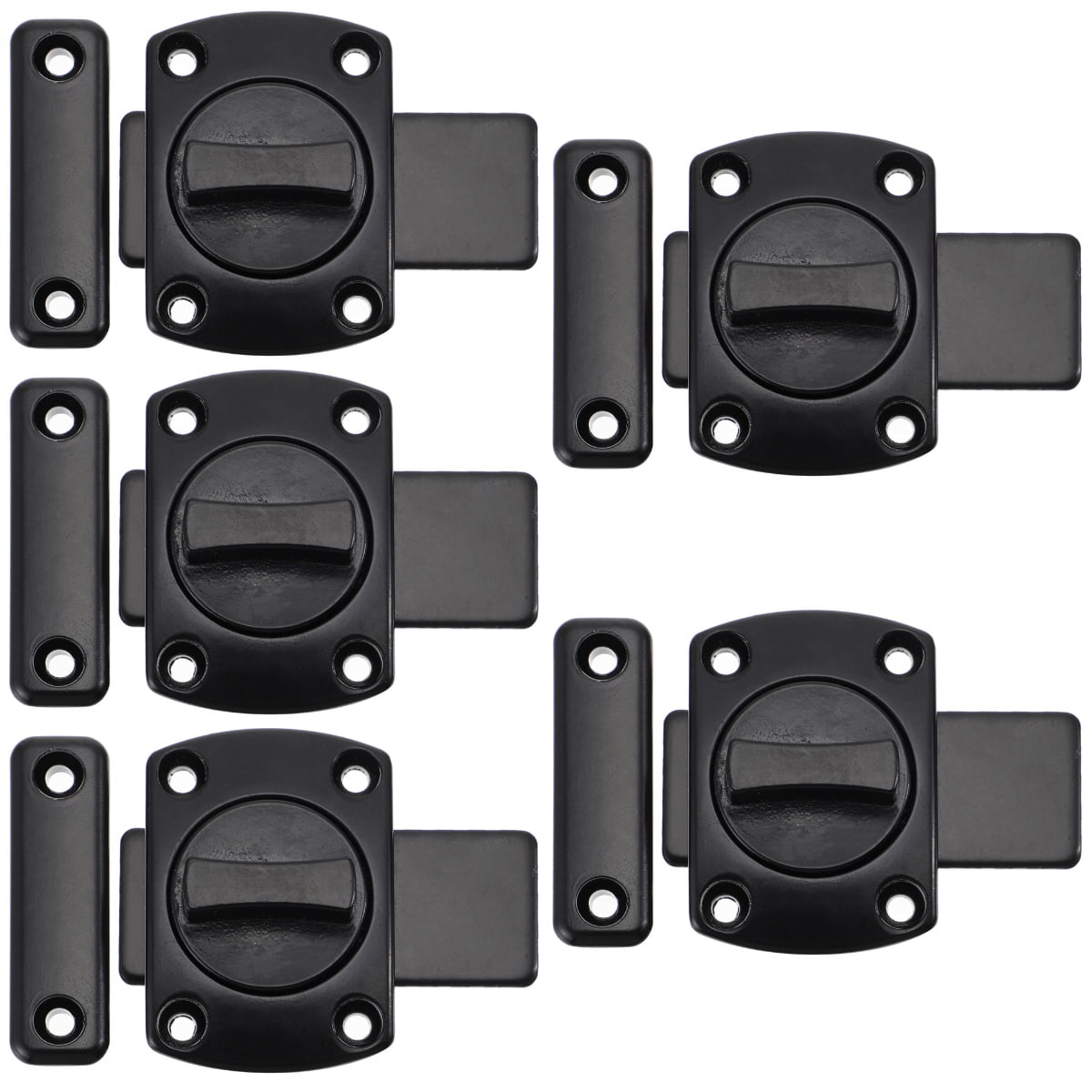 5pcs Gate Latch Rotate Bolt Latch Rotate Bolt Door Latch Screen Door ...